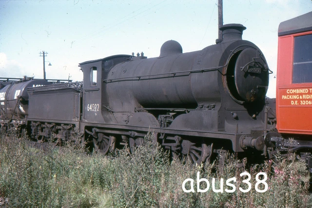 ORIGINAL STEAM SLIDE of 64592 at Grangemouth shed.(S1972) £4.99 ...