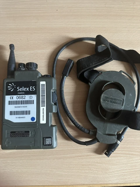 BRITISH ARMY RADIO Selex PRR H4855 PRC-343 Radio Marconi Selex H 4855 £ ...