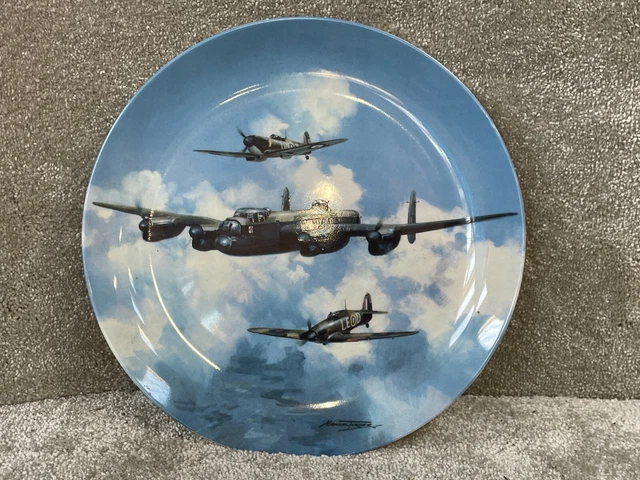 VINTAGE COALPORT COLLECTORS Plate Military - Victory Flypast 1995 Raf £ ...