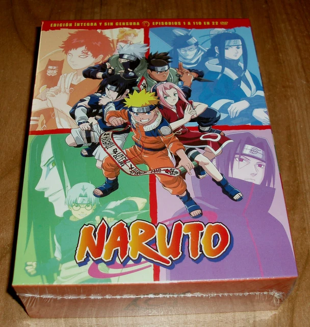 NARUTO ÉDITION INTÉGRALE Boîte 1 Pack 22 Dvd Neuf Scellé 1-110 (Sans ...
