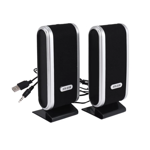 120W USB Desktop Computer Notebook Audio Speaker 3.5mm Earphone Jack ...