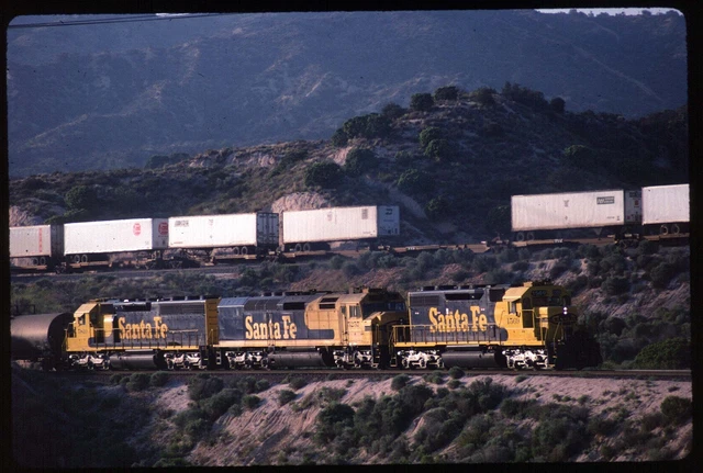 TOBOGGAN FERROVIAIRE ORIGINAL - ATSF Santa Fe Railway 1569+ Cajon Pass CA 5-22-1994 EUR 3,75 ...