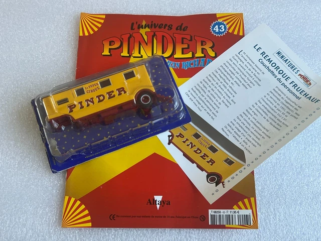 ALTAYA PINDER JEAN Richard n°43 Remorque Fruehauf Couchettes Personnel ...