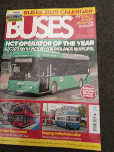 BUSES MAGAZINE ISSUE January 2025 £3.00 - PicClick UK