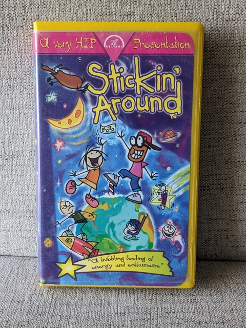 STICKIN’ AROUND (VHS, 1996, Clamshell) YTV Cartoon TV Series Rare ...