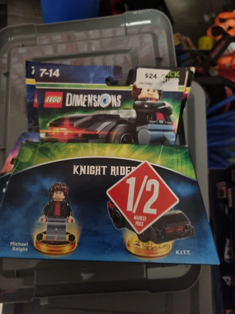 LEGO DIMENSIONS 71286 Knight Rider KITT Michael Fun Pack Hasselhoff New ...