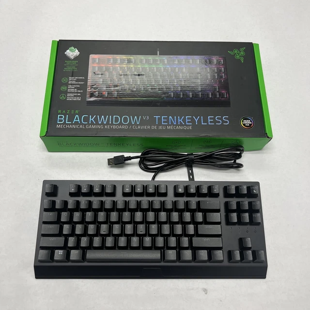 RAZER BLACKWIDOW V3 Tenkeyless Clicky Mechanical Gaming Keyboard EUR 33 ...