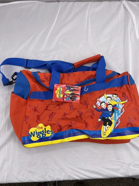 THE WIGGLES DUFFLE Bag - Wiggles Sam Murry Anthony Jeff - NWT 2009 £32. ...