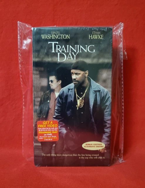 TRAINING DAY 2001 Warner Bros VHS NEW Denzel Washington with Alternate ...