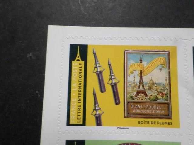 TOUR EIFFEL FRANCE 2023 timbre AUTOADHESIF OBJET BOITE DE PLUMES neuf** MNH EUR 3,95 - PicClick FR