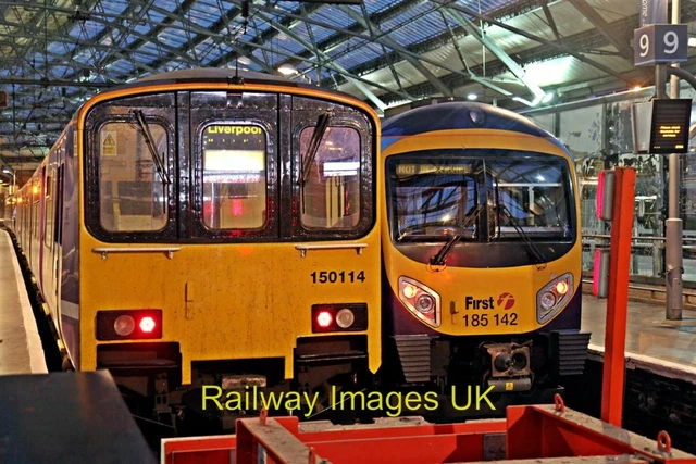 RAILWAY PHOTO CLASS 150 DMU Platforms 8 and 9 Liverpool Lime Street ...