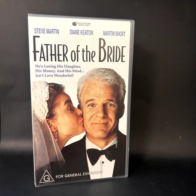 FATHER OF THE Bride VHS 1991 Stars Steve Martin Small Case VGC No SSS ...