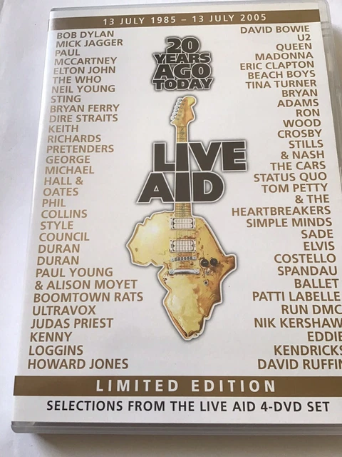 LIVE AID, 20 Years Ago Today- Selections From The Live Aid 4 DVD Set ...