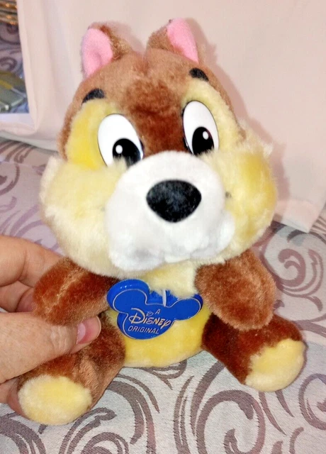 RARE VINTAGE DISNEY Chip Plush Toy Disneyland/ Disneyworld, Plastic ...
