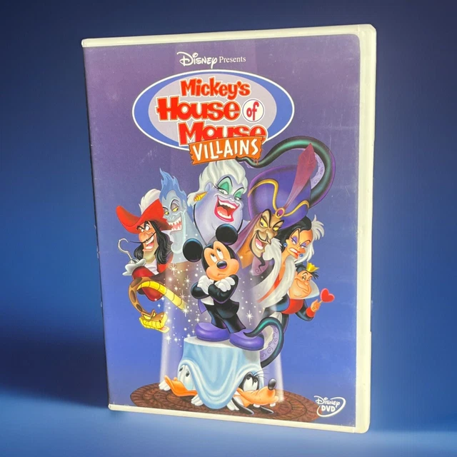 DISNEY PRESENTS MICKEY'S House of Villains (DVD, 2002) Rare HTF OOP ...