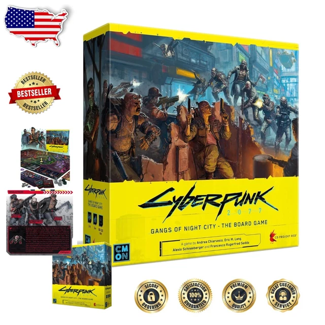 CYBERPUNK 2077: GANGS of Night City - Immersive Strategy Game for 1-4 ...