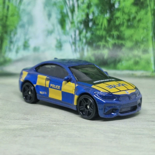 HOT WHEELS BMW M2 Police Interceptor Diecast Model Car 1/64 Excellent ...