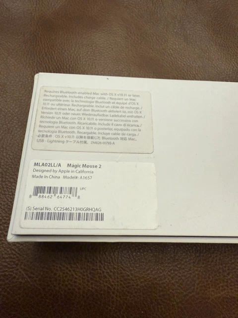 APPLE MAGIC MOUSE Model A1657 Wireless MK2E3AM/A $33.53 - PicClick CA