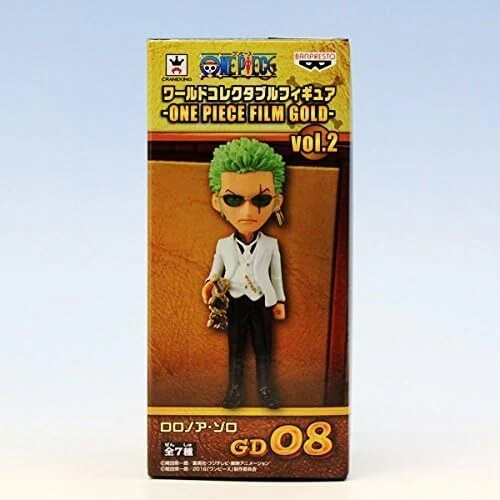 RORONOA ZORO (ONE piece world collectible figure ONE PIECE FILM GOLD ...