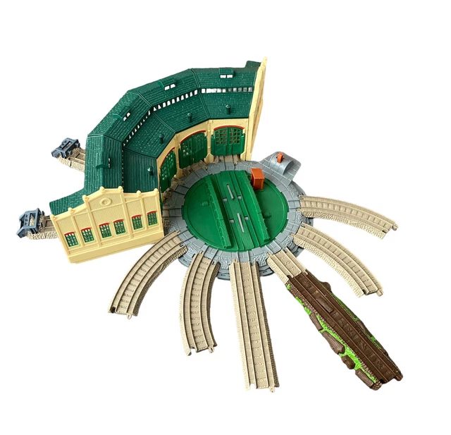 THOMAS THE TANK Engine Trackmaster Tidmouth Engine Shed x 4 Turntable ...
