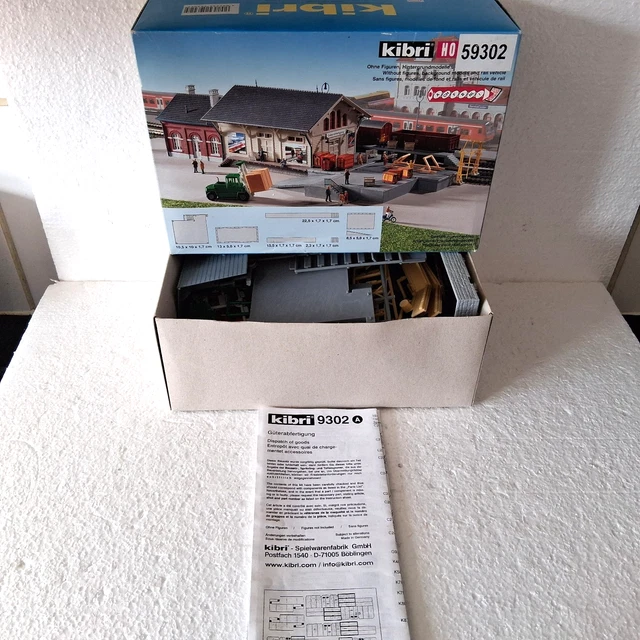 KIBRI HO SCALE 59302 Goods Handling Building Model Kit New Ref F7 £37. ...