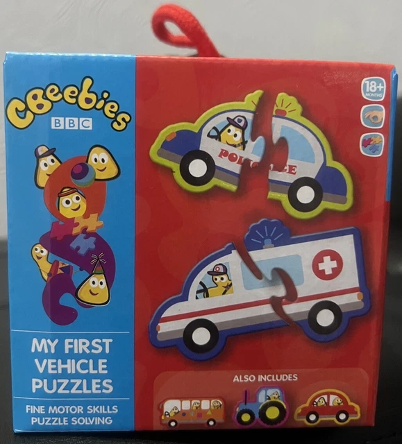 CBEEBIES MY FIRST PUZZLES VEHICLES LEARNING MEMORY CARS Toys Puzzles ...