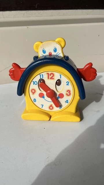VINTAGE KIDDICRAFT CLOCK Wind Up Musics Toy Alarm Clock Working £8.99 ...