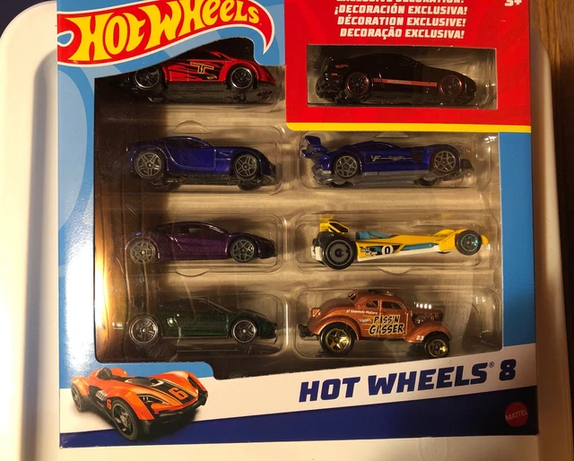 NEW HOT WHEELS - 8 pack Assorted Diecast Cars Mattel Exclusive ...
