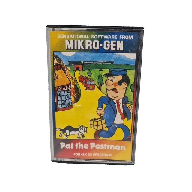 PAT THE POSTMAN Micro-Gen 48K Sinclair ZX Spectrum Cassette Game £24.99 - PicClick UK