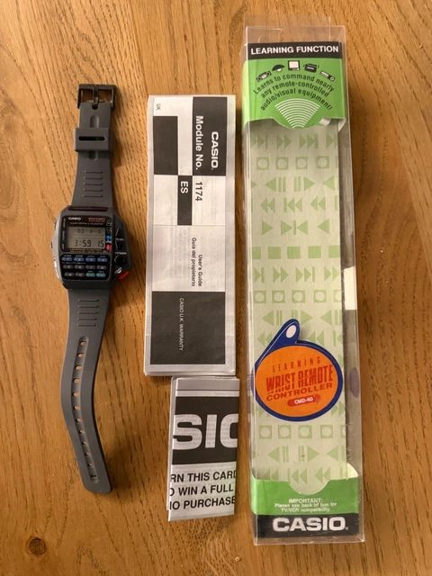 CASIO CMD-40 VINTAGE Wristwatch Remote Control Learning In Box Never ...