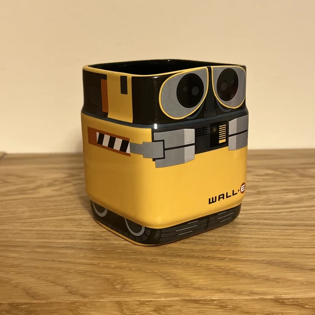DISNEY STORE WALL-E 3D Shaped Mug Pixar Tea Coffee Cup Robot Disneyland ...