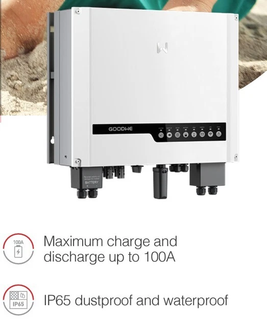 GOODWE GW5048D-ES 5KW Hybrid Solar Inverter 100 Amp Single Phase ...