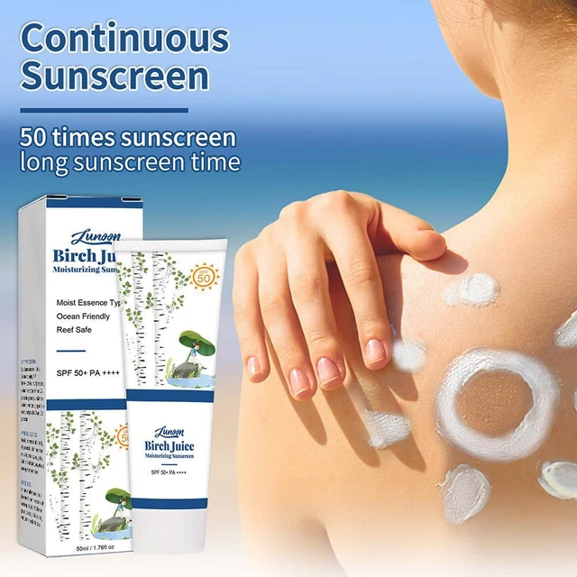 SUNSCREEN FOR FACE Spf50 PA Lsolation Cream Moisturize Refreshing ...