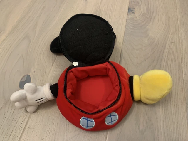 DISNEY MICKEY MOUSE Zip Plushy Zip Storage £0.99 - PicClick UK