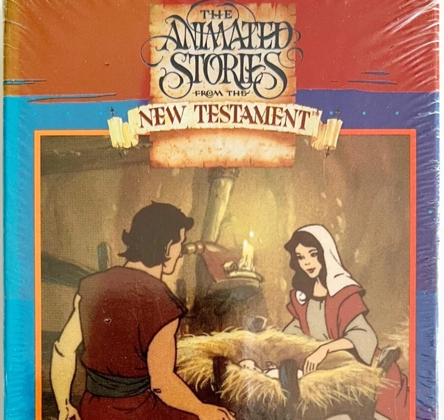 ANIMATED BIBLE STORIES New Testament A King Is Born SEALED Vintage VHS ...
