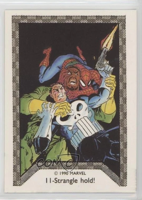 1990 COMIC IMAGES Marvel Spider-Man Team-Up Strangle Hold! #11 d8k £2. ...