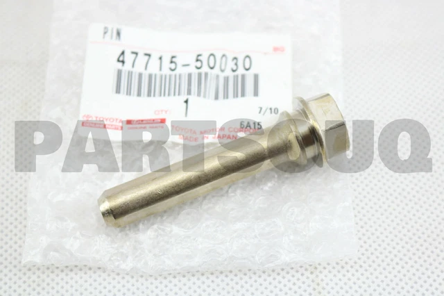 4771550030 GENUINE TOYOTA PIN, CYLINDER SLIDE(FOR REAR DISC BRAKE ...