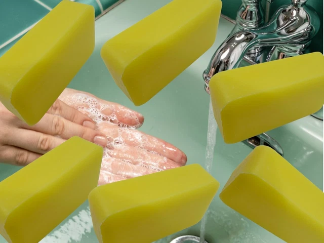 6X 150G ZITRONENKERNSEIFE SEIFE LEMON SOAP ZITRONE KERNSEIFE SAVON ...