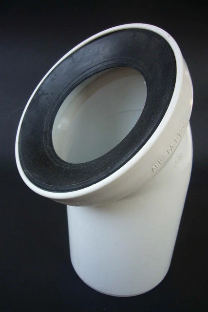 WC ANSCHLUSSSTUTZEN BOGEN 45° DN100 Abfluss Rohr Stutzen ø 110 EUR 1,99 - PicClick DE