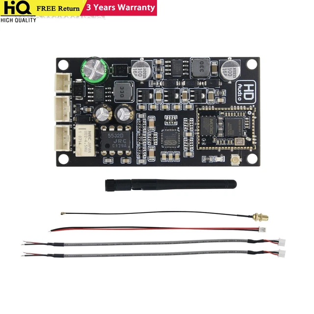 BT5.0 BLUETOOTH DAC Decoder Board Receiver Board with QCC3034 ES9018K2M Chips EUR 23,71 ...