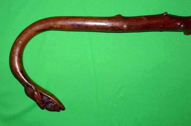 BELLE CANNE Pommeau Sculpté Sanglier Et Chien EUR 150,00 - PicClick FR