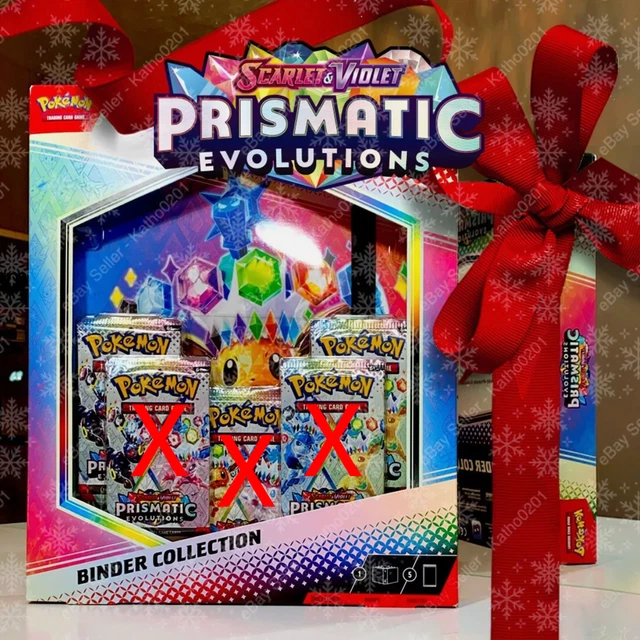 POKÉMON TCG SCARLET & Violet Prismatic Evolutions Binder Collection ...