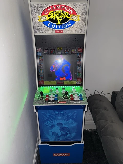 ARCADE1UP STREET FIGHTER II Champion Edition Big Blue, 12- built In Games, WiFi £363.72 ...