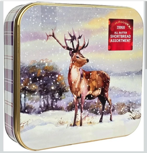 *TESCO* ALL BUTTER traditional Scottish Stag 500G Shortbread Assortment ...