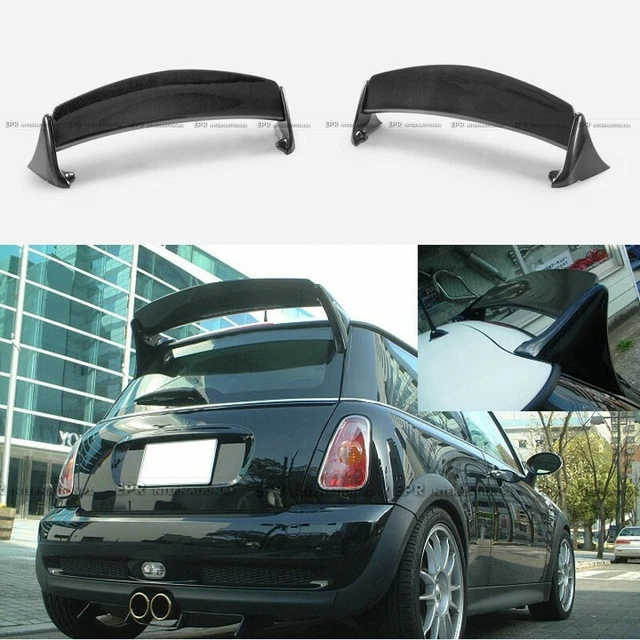 FOR MINI R50 R53 Mini Cooper AQR Style Carbon Fiber Rear Spoiler Roof ...