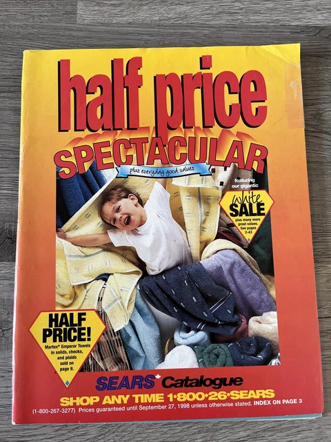 VTG SEARS 1998 Summer Half Price Spectacular Sale Catalog Fashion Electronics $297.24 - PicClick CA