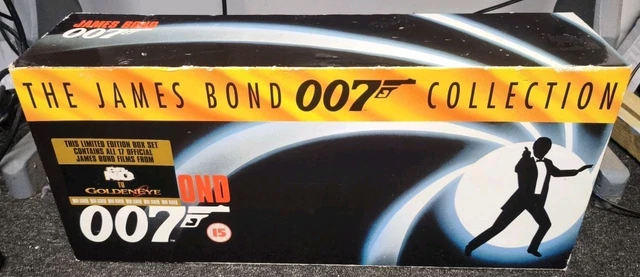 THE JAMES BOND 007 Collection 17 Films VHS Box Set Vintage Some Still ...