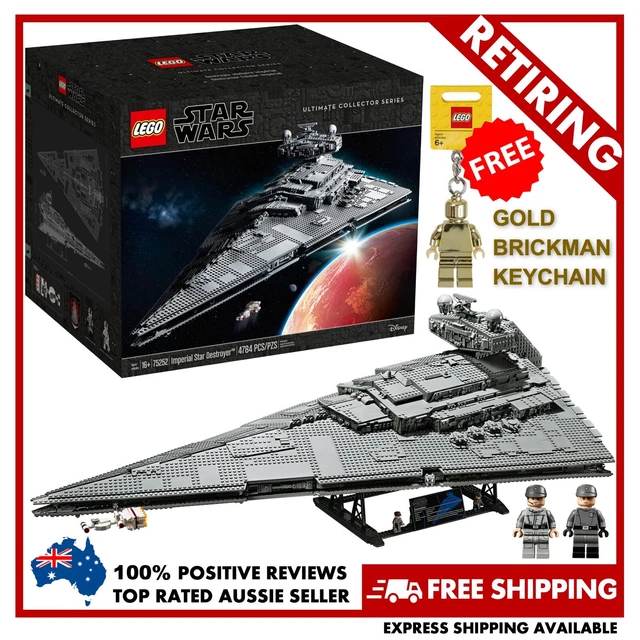 LEGO 75252 STAR Wars - Imperial Star Destroyer + FREE GOLD BRICKMAN ...