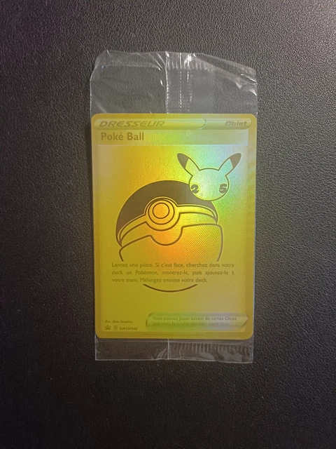 CARTE POKEMON POKÉ Ball Gold SWSH146 Epée et Bouclier Promo Scellé FR ...