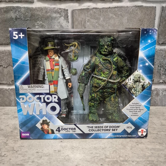 DOCTOR WHO SEEDS of Doom Collectors Set 4th Dr Krynoid Character BBC 5. ...